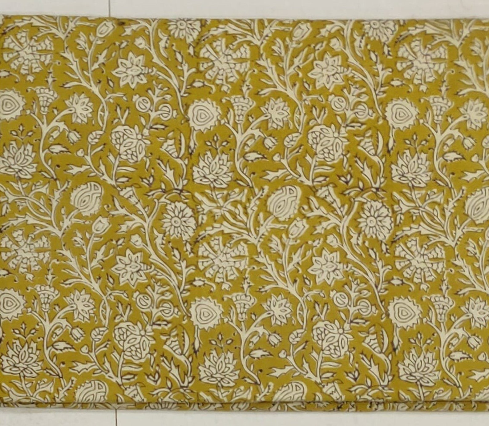 Beautiful Hand Block Printed Fabric, Cotton Fabric, Indian Fabric ...