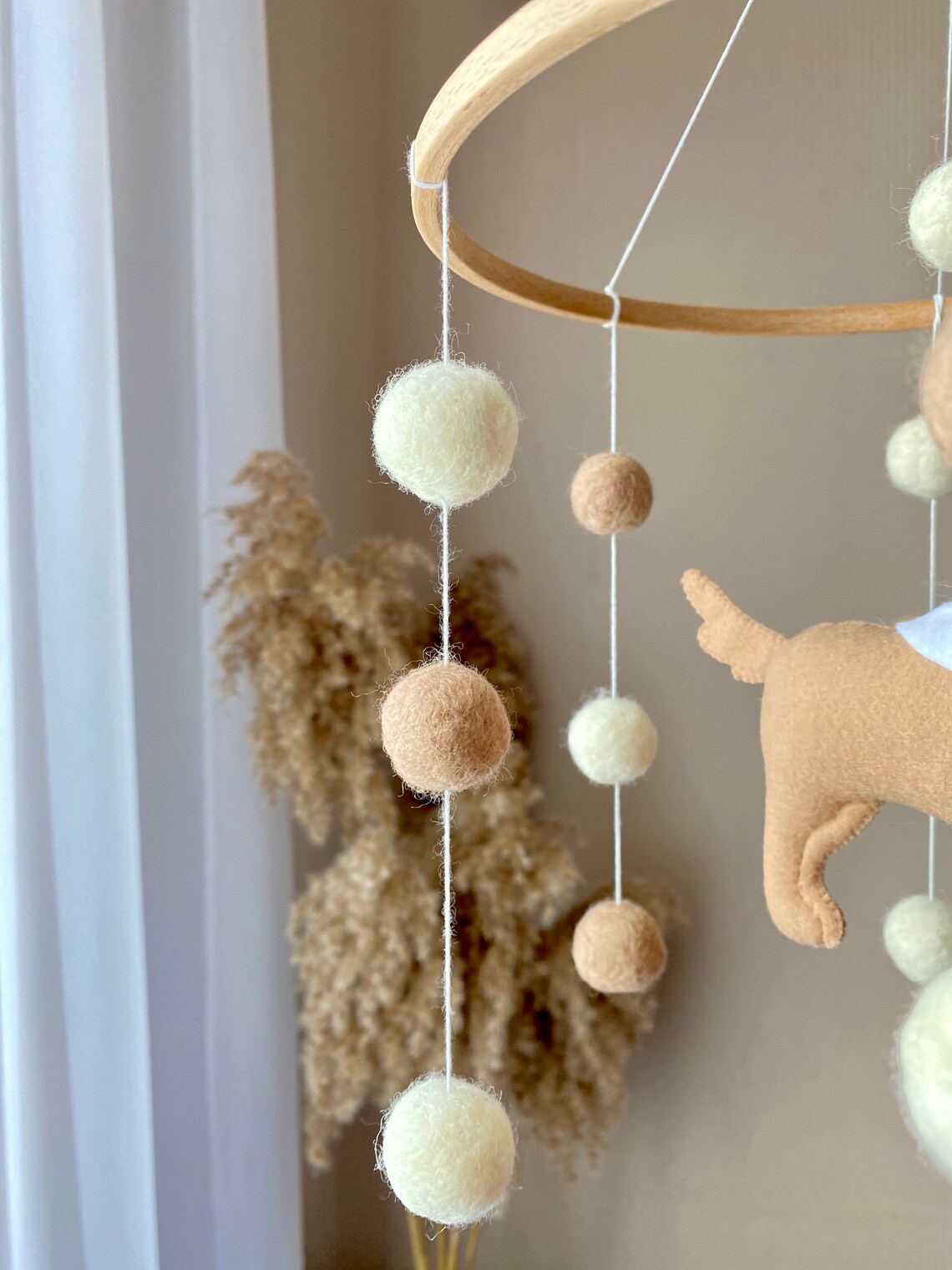 Dog Mobile for Nursery Golden Retriever Dog Baby Mobile - Etsy