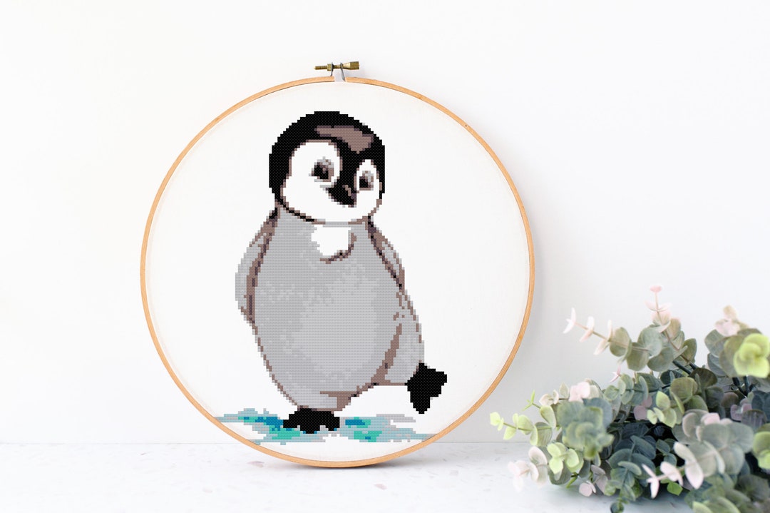 Cute Penguin Cross Stitch Pattern PDF Instant Download - Etsy