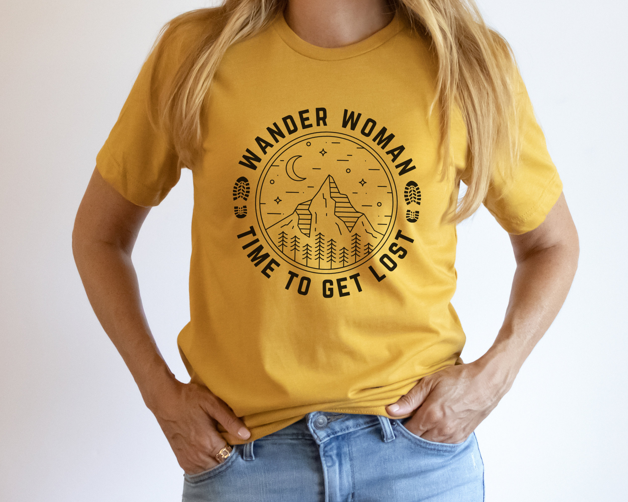 Wander Woman Shirt, Camping Tee, Wanderlust Shirt, Glamping Tee, Not ...