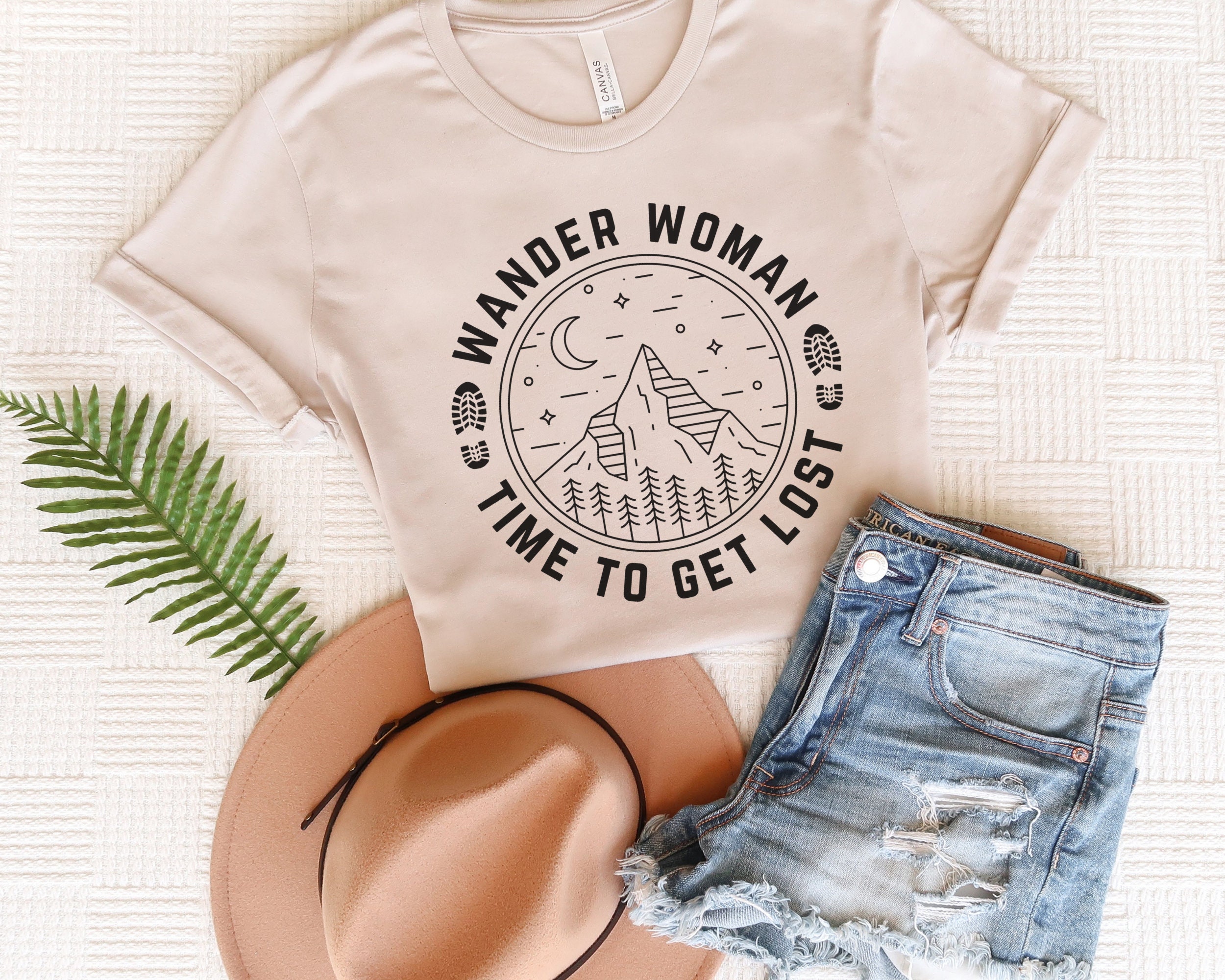 Wander Woman Shirt, Camping Tee, Wanderlust Shirt, Glamping Tee, Not ...
