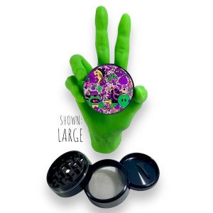Happy Trippy Grinder, Psychedelic Grinder, Mushroom Grinders - Etsy