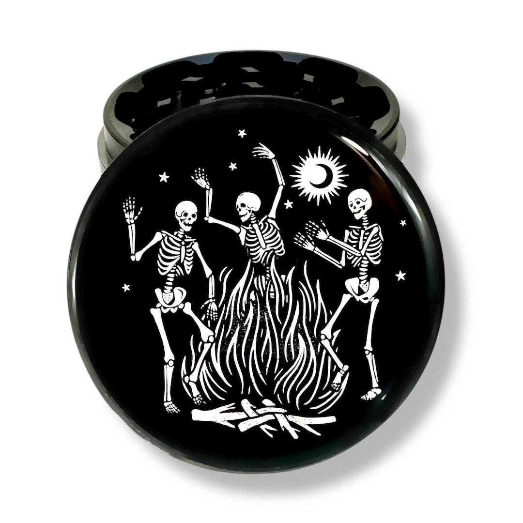 Dancing Skeleton Grinder, Herb Grinder 4 Layer, Grinder Crusher 63mm - Etsy