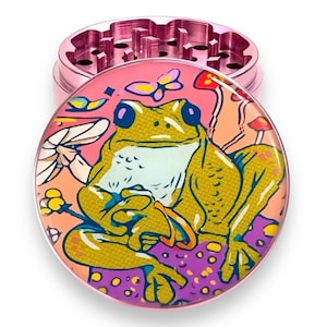 Pink Grinder 4 Piece, Herb Grinder 4 Layer, Grinder and Stash Jar Set ...