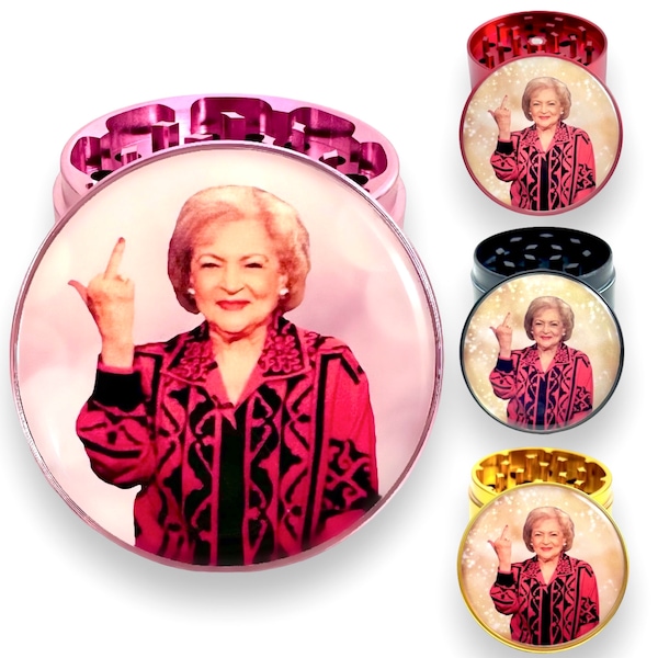 Betty White Middle Finger - Etsy