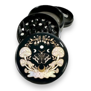Magical Moth Grinder, Witchy Herb Grinders, Moon Phases Crusher for ...