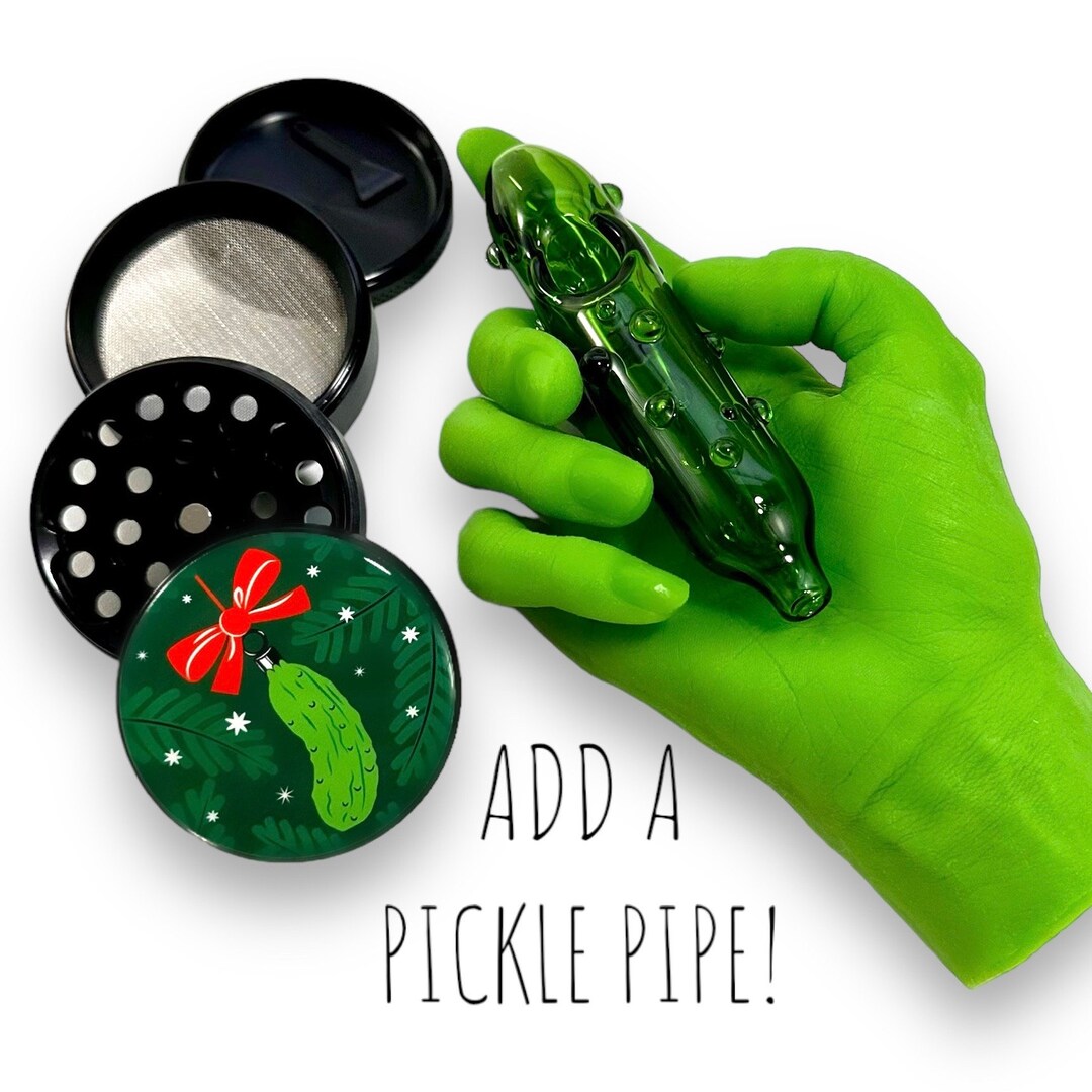 Pickle Lover Grinder, Christmas Pickle Set, Funny Christmas Gift - Etsy