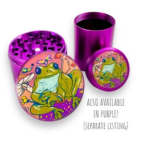 Pink Grinder 4 Piece, Herb Grinder 4 Layer, Grinder and Stash Jar Set ...