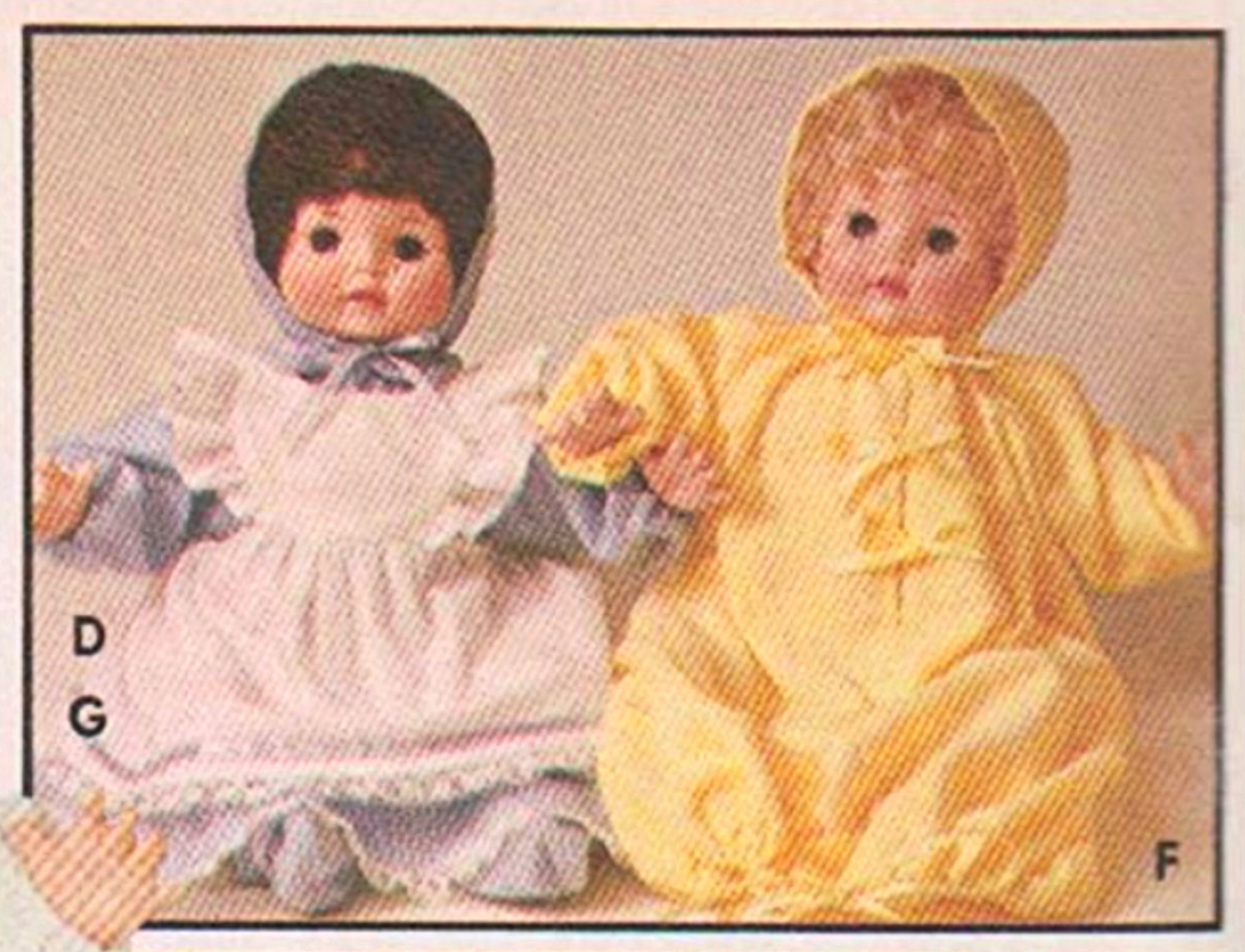 1970s Baby Doll Clothes Pattern for 16 Dolls Butterick 4144 | Etsy
