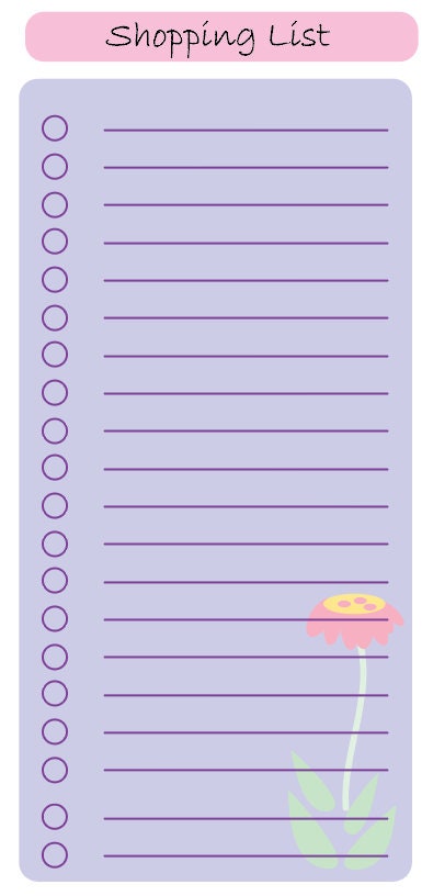 To Do List Printable PDF Bundle Ready to Print Shopping List Things to ...