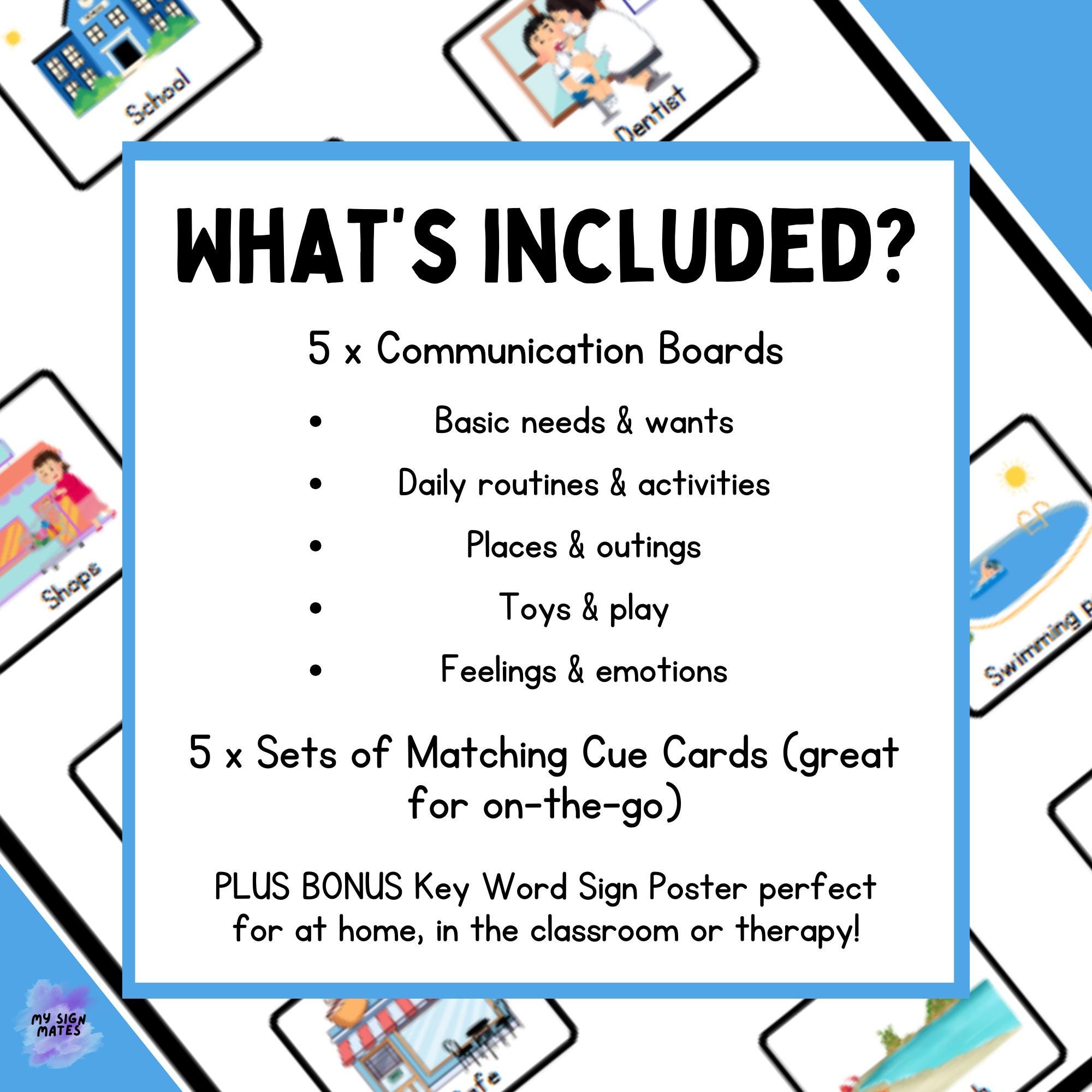 Point & Choose Communication Printable Bundle Visual Aid AAC Point and ...