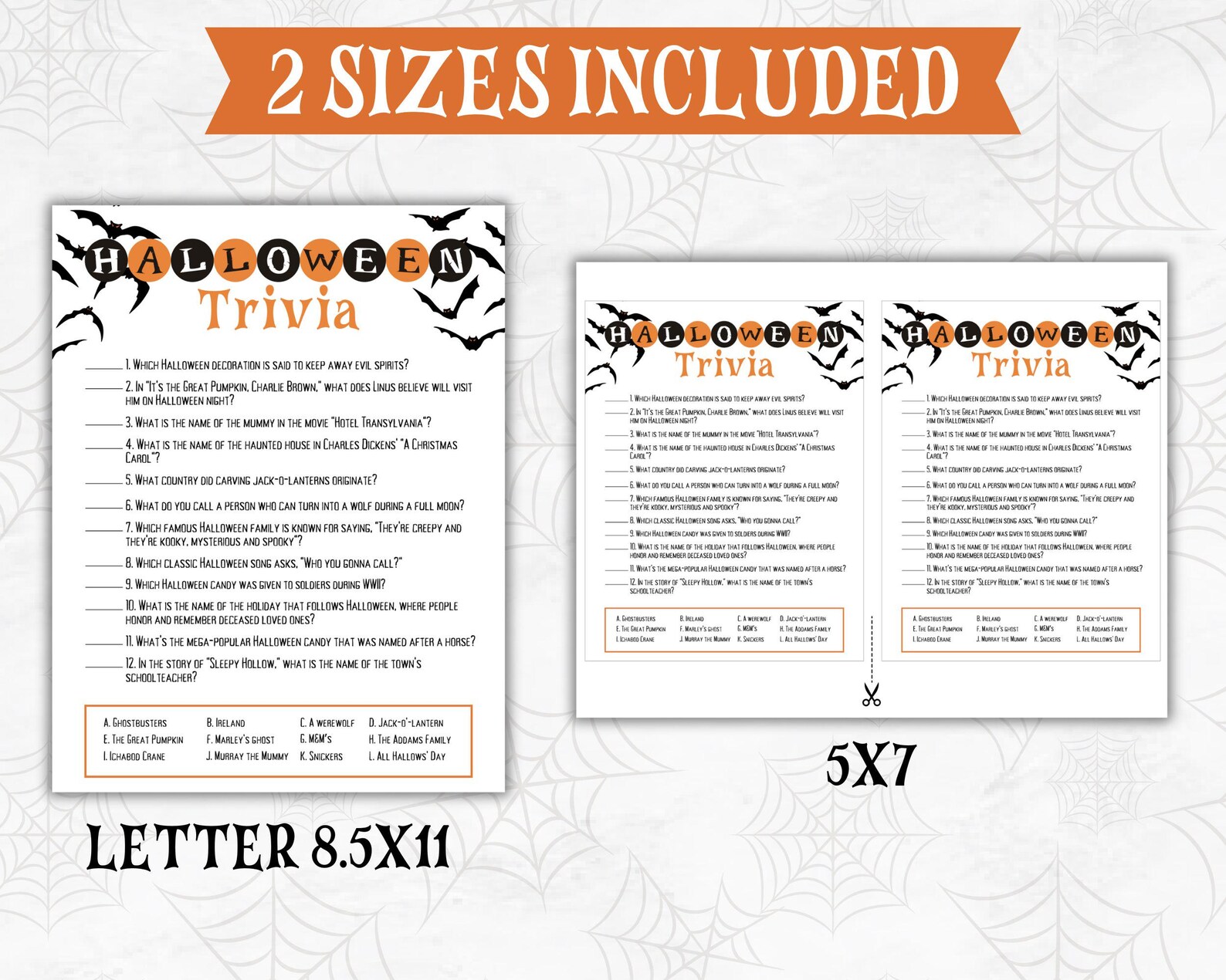 Halloween Trivia Questions, Halloween Trivia Game, Halloween Activities ...
