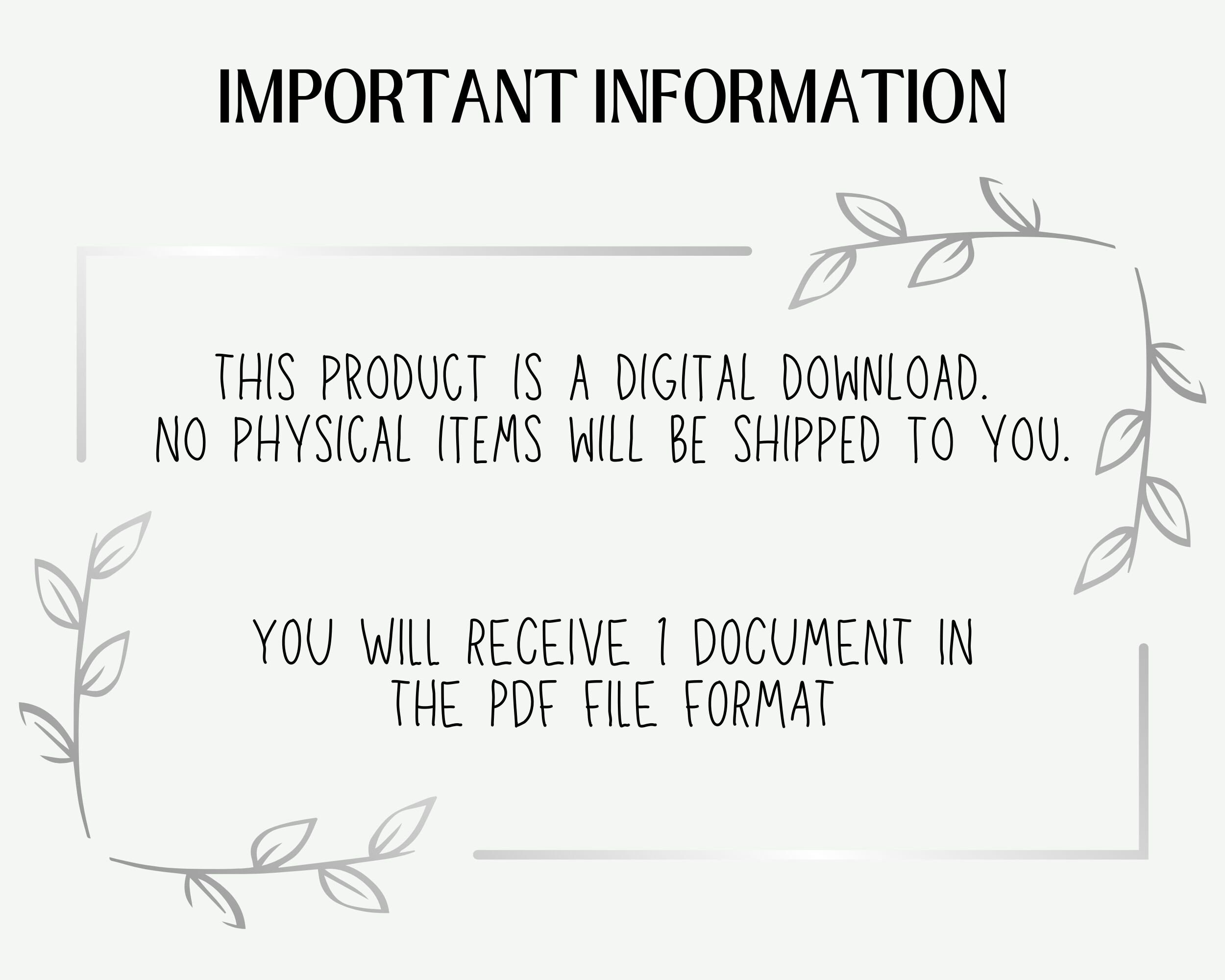 Birthday Tracker PDF, Birthday Calendar, Printable Birthday Tracker PDF ...