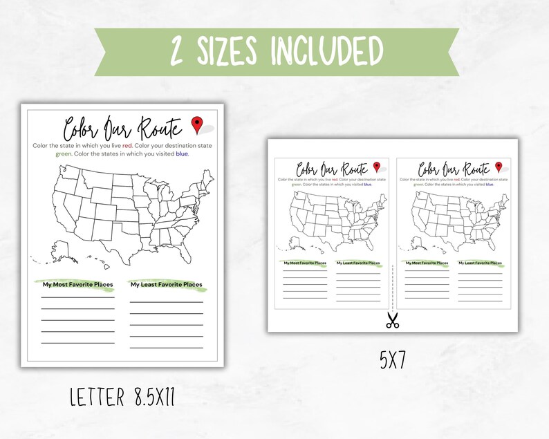 Kid's Road Trip Planner, Kids Travel Journal, Kids Travel Planner, Road ...