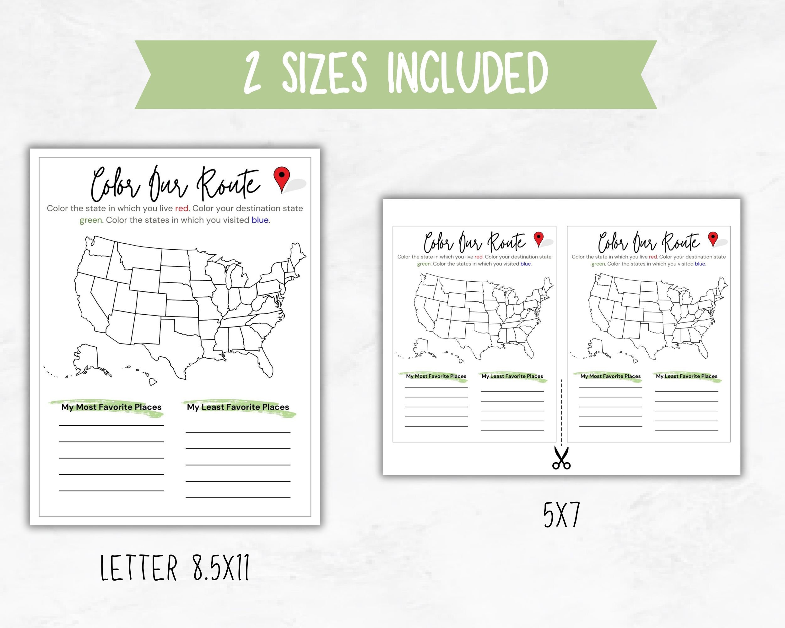 Kid's Road Trip Planner, Kids Travel Journal, Kids Travel Planner, Road ...