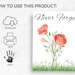Memorial Day Handprint Craft, Poppy Print Handprint Art, Watercolor ...