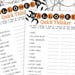 Halloween Quick Thinker Game, Printable Halloween Kids Activity ...