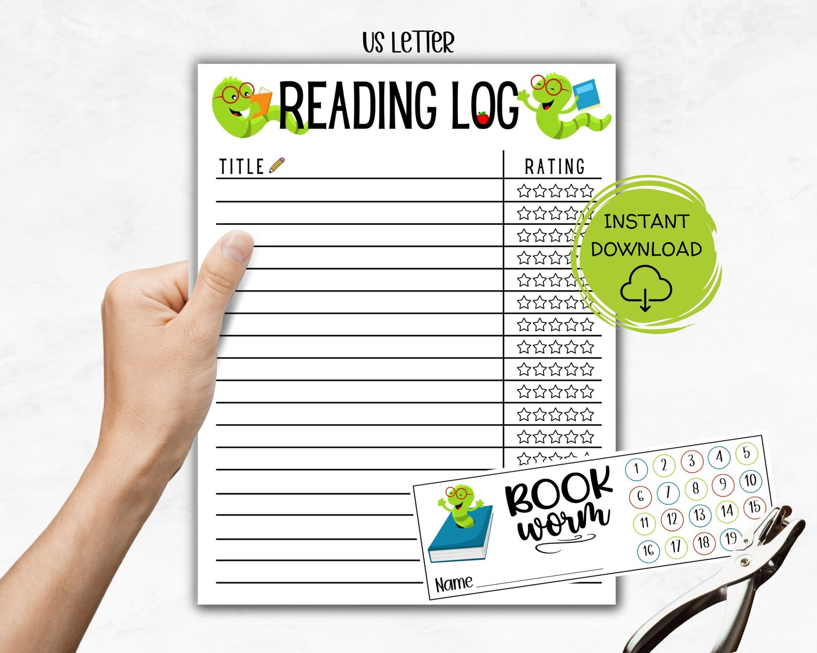Printable Bookmarks for Kids, Book Log Printable for Kids, Reading ...