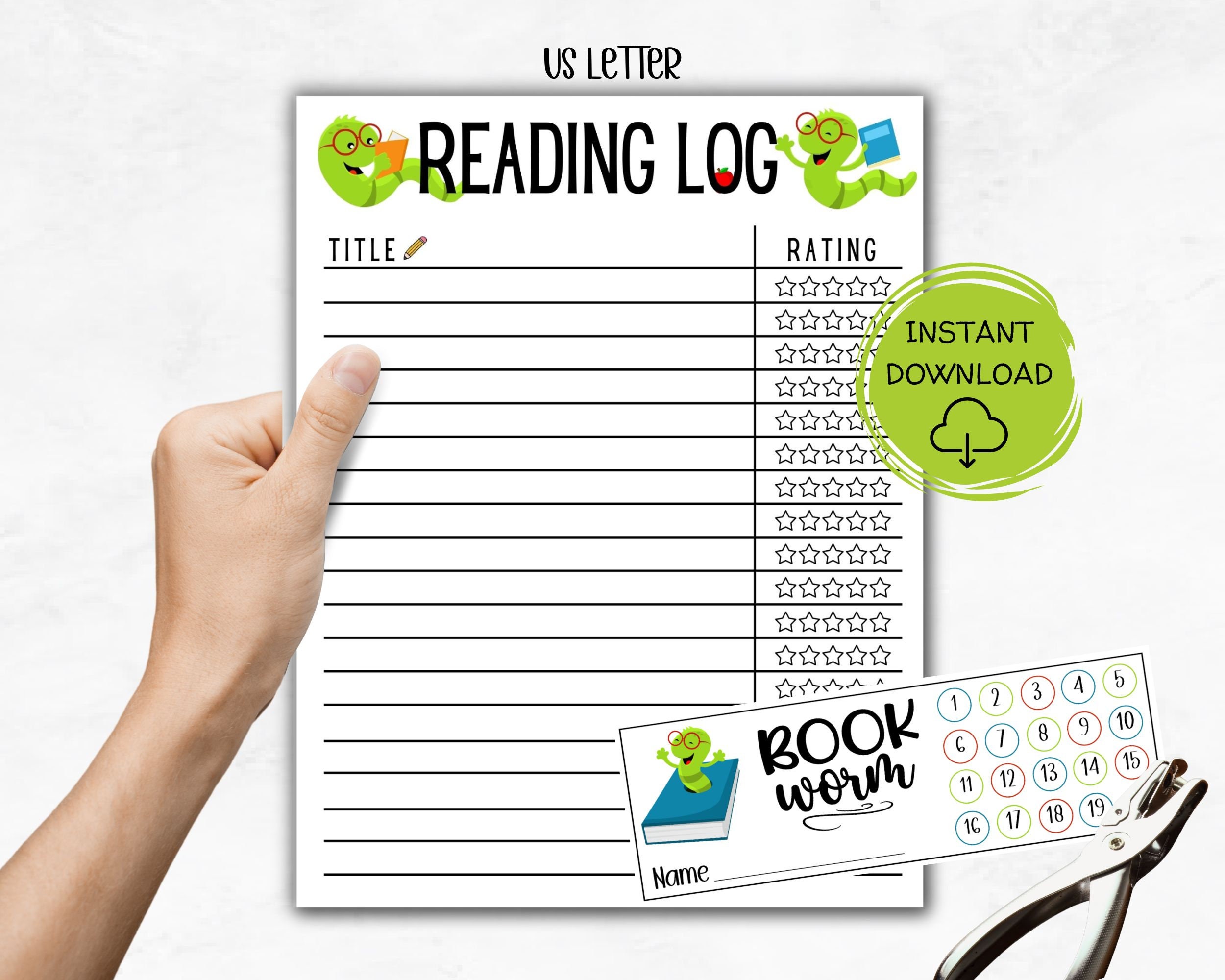 Reading Log for Kids, Kids Reading Tracker, Summer Reading Tracker ...