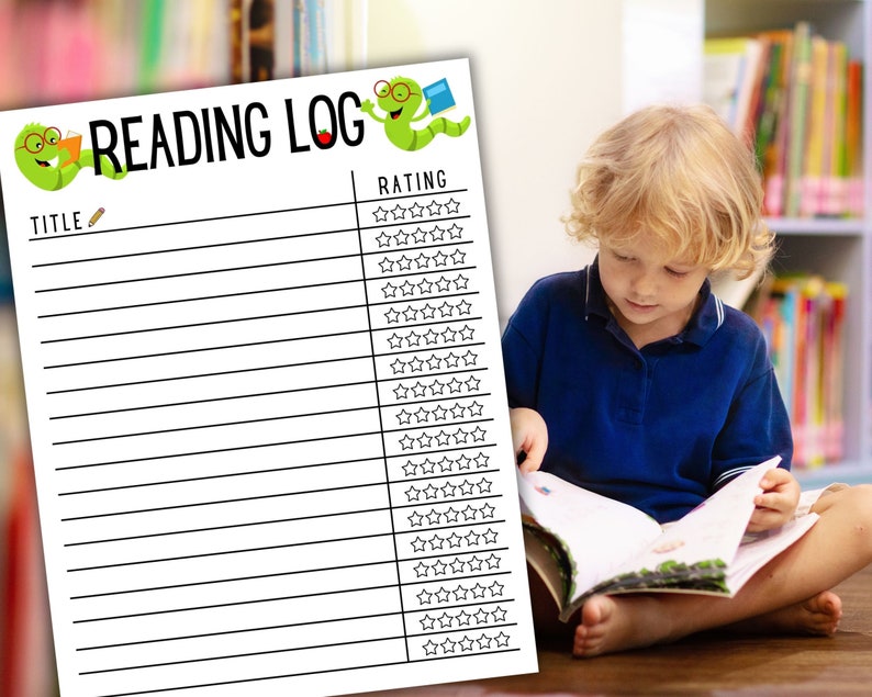 Reading Log for Kids, Kids Reading Tracker, Summer Reading Tracker ...