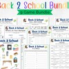 Think Fast Printable for Back to School, Think Fast Icebreaker Game ...