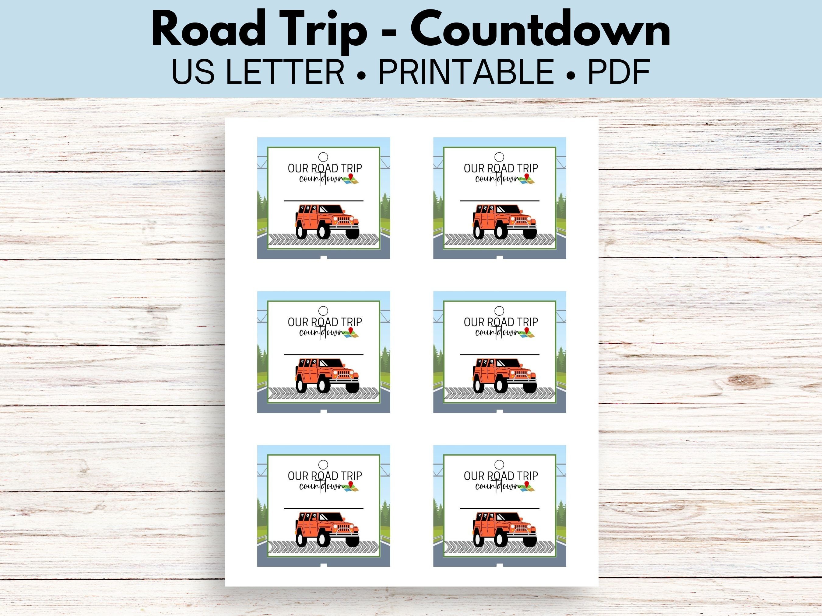 Road Trip Planner Travel Printables Travel Planner Road - Etsy