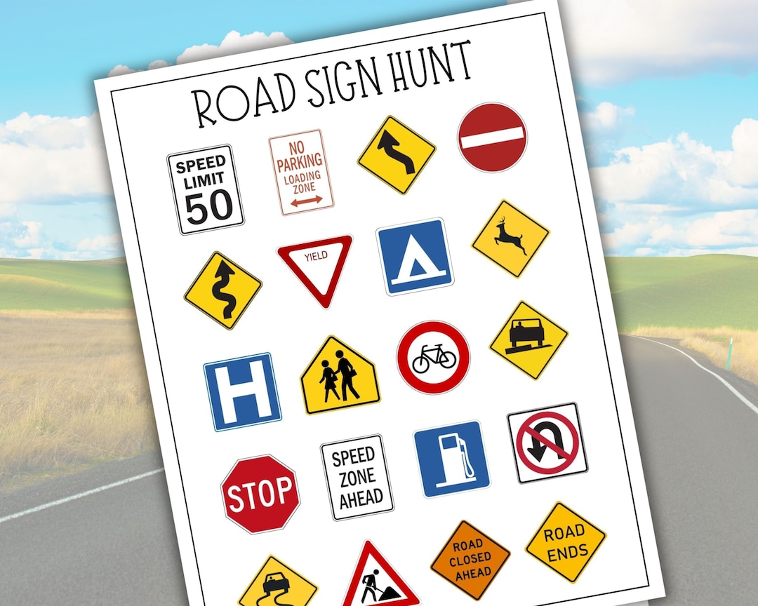 Road Trip Printable Game, Road Trip Scavenger Hunt, Summer Road Trip ...