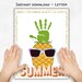 Pineapple Handprint Art Project for Kids, Printable Handprint Art for ...