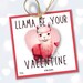 Valentine Cards for Kids, Printable Valentine Tags, Llama Valentines ...