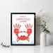 Summer Handprint Crab Craft, Handprint Art Printable, Toddler Handprint ...