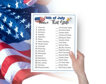 15 Fourth of July Printable Games Bundle 4th of July - Etsy