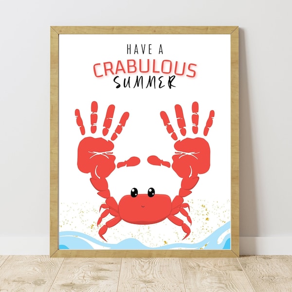 Pineapple Handprint Art Project for Kids, Printable Handprint Art for ...