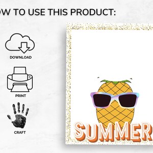 Pineapple Handprint Art Project for Kids, Printable Handprint Art for ...