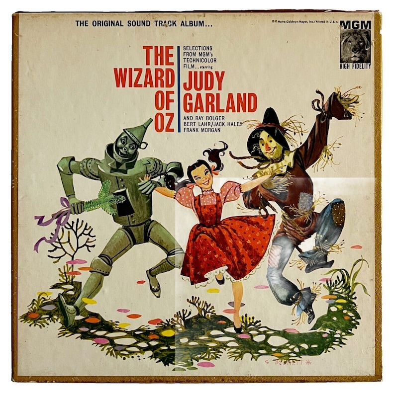 Wizard of Oz Judy Garland Stereo Tape Reel Soundtrack 1956 4 Track 3.75 ...