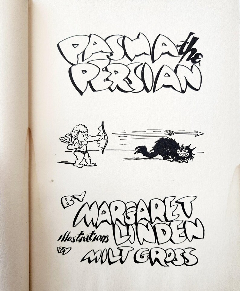 1936 Pasha the Persian 1st Edition Linden Illustrated Milt Gross W ...