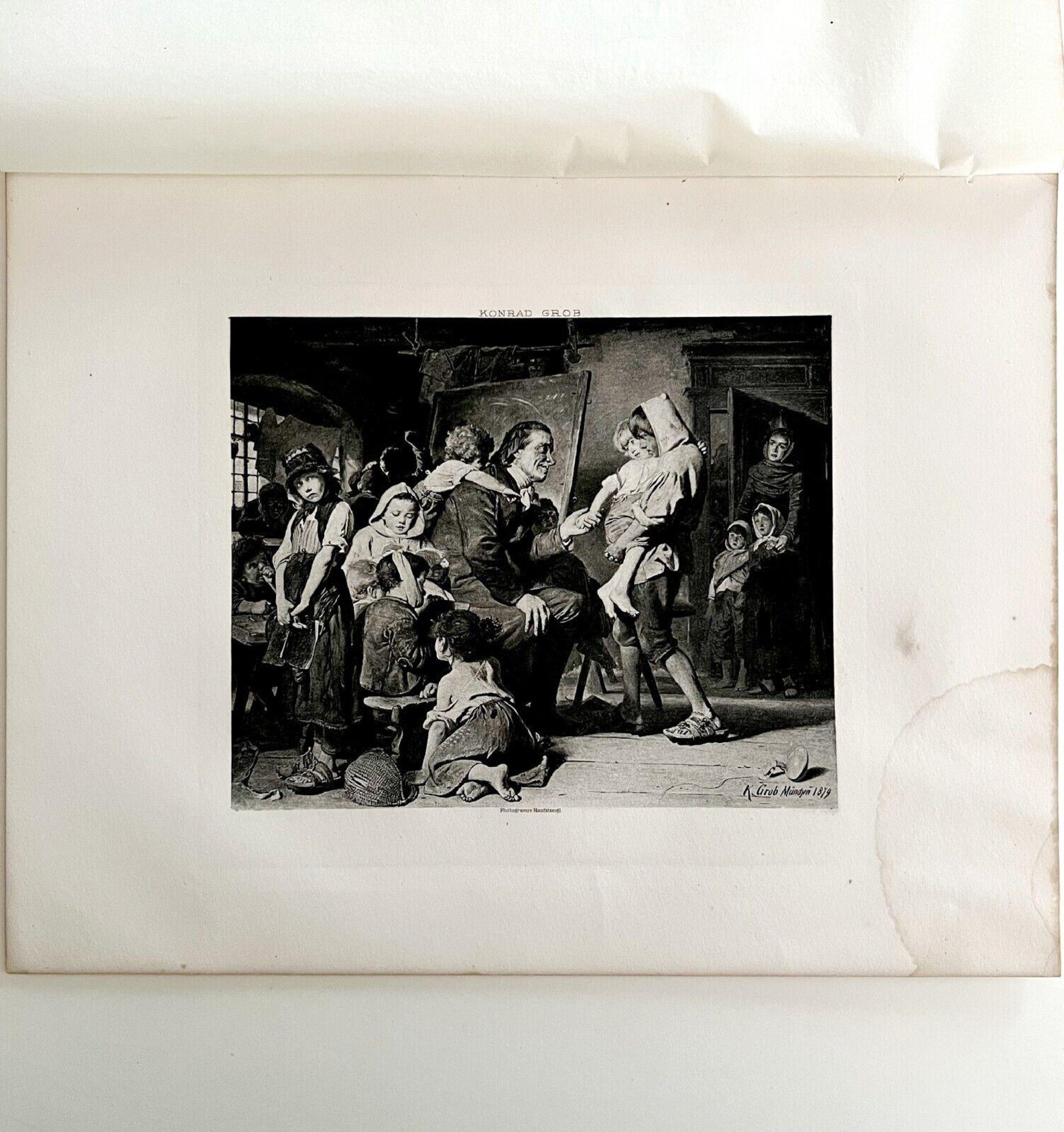 Pestalozzi the Children's Friend Photogravure Victorian 1894 Konrad ...