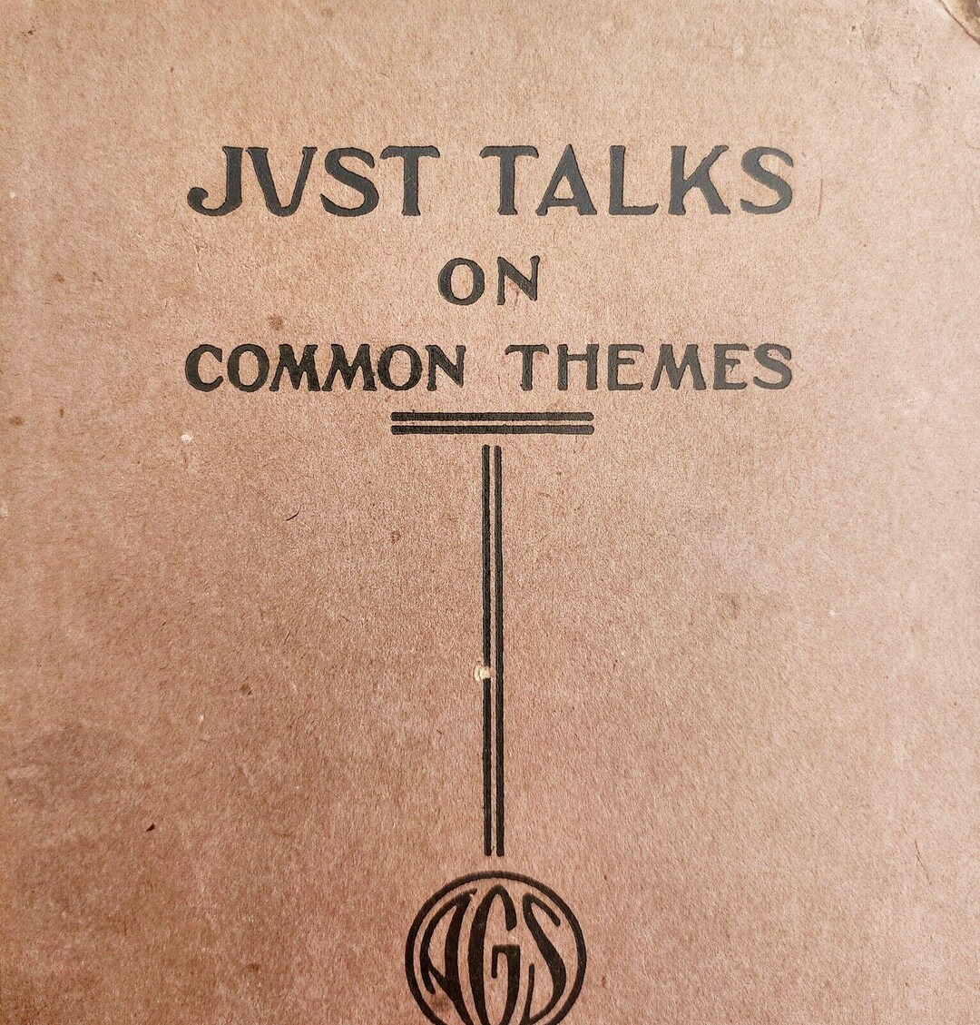 SIGNED Just Talks on Common Themes Autographed Limited 1st Edition 101/ ...