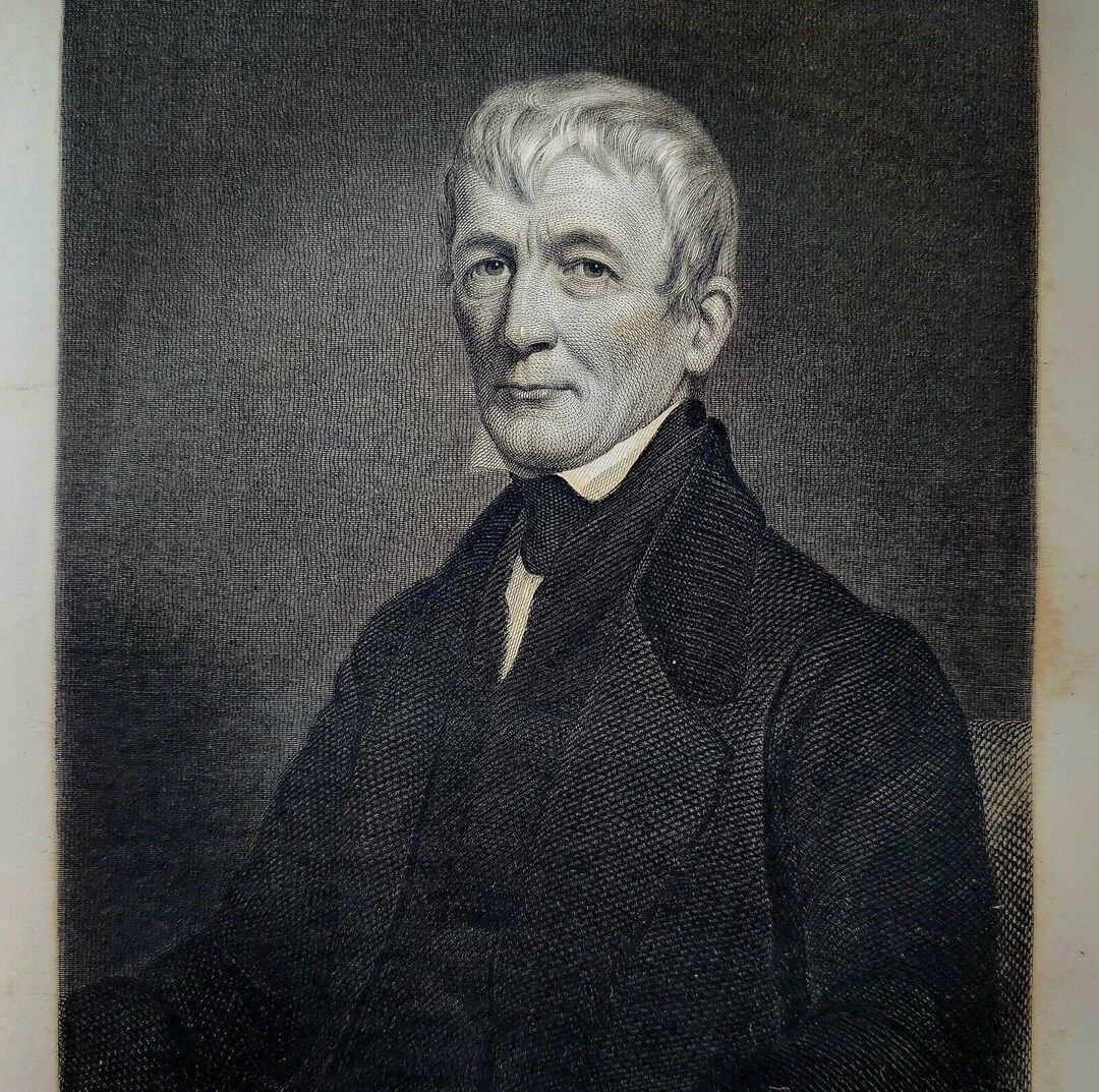 1855 Patrick Tracy Jackson Steel Engraving Victorian American Merchant ...