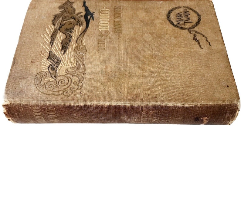 1893 the 1 Million Pound Bank Note Mark Twain First Edition HC ...
