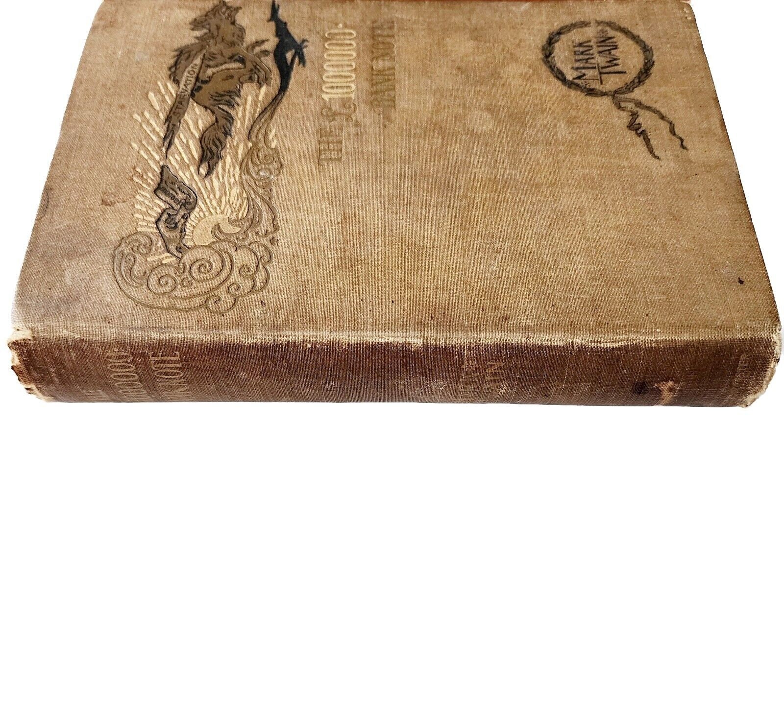 1893 the 1 Million Pound Bank Note Mark Twain First Edition HC ...