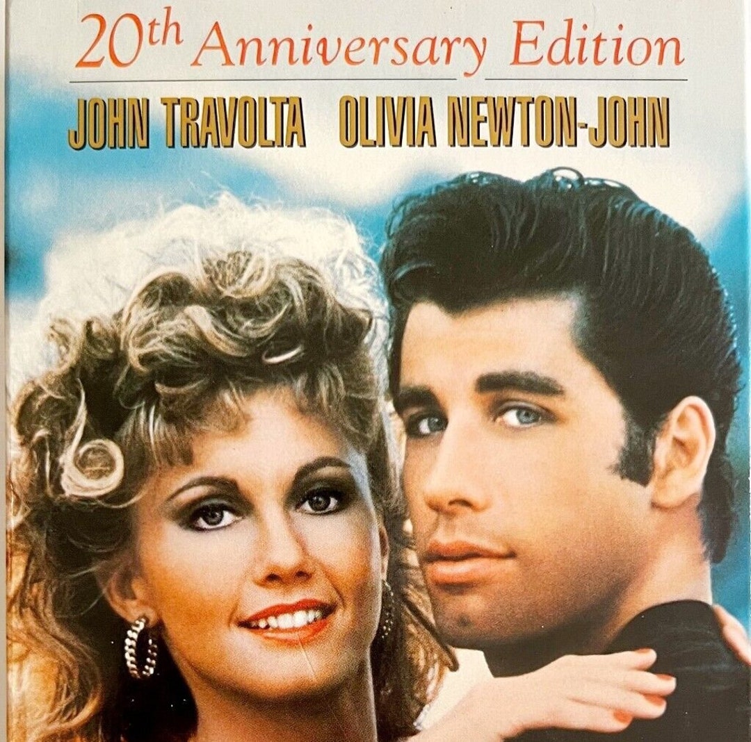 1998 Grease Vintage VHS 20th Anniversary W/screenplay Booklet ...
