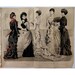1881 the Painted Dress Hand Colored Engraving Victorian Women's Fashion ...