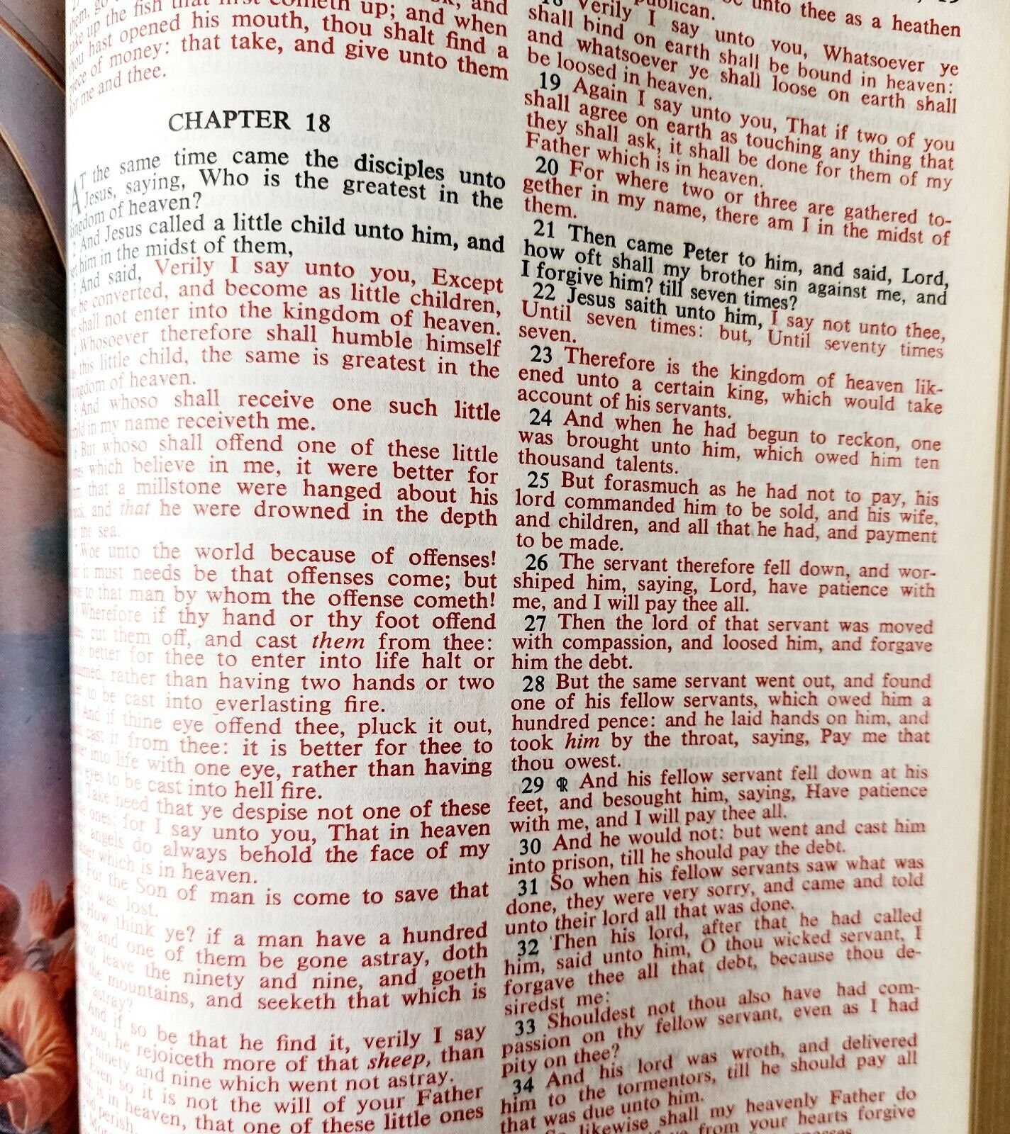 Holy Bible 1971 King James Red Letter Illustrated Reference - Etsy