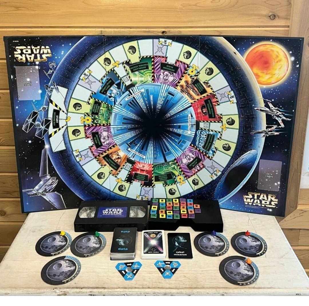 Star Wars Interactive Video Board Game Incomplete Vintage 1996 VHS - Etsy