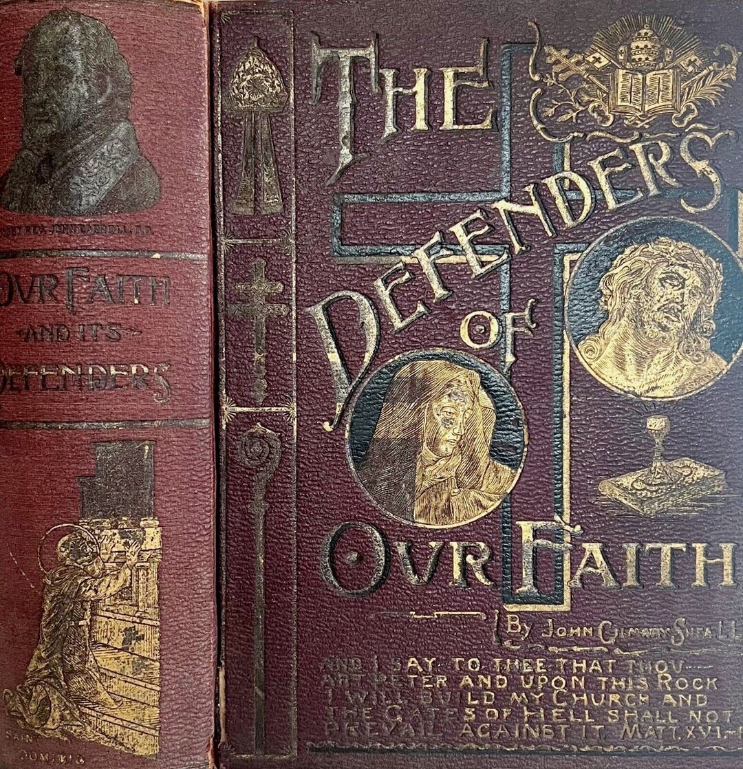 Defenders of Our Faith Rare 1893 Religious Leaders Victorian HC ...