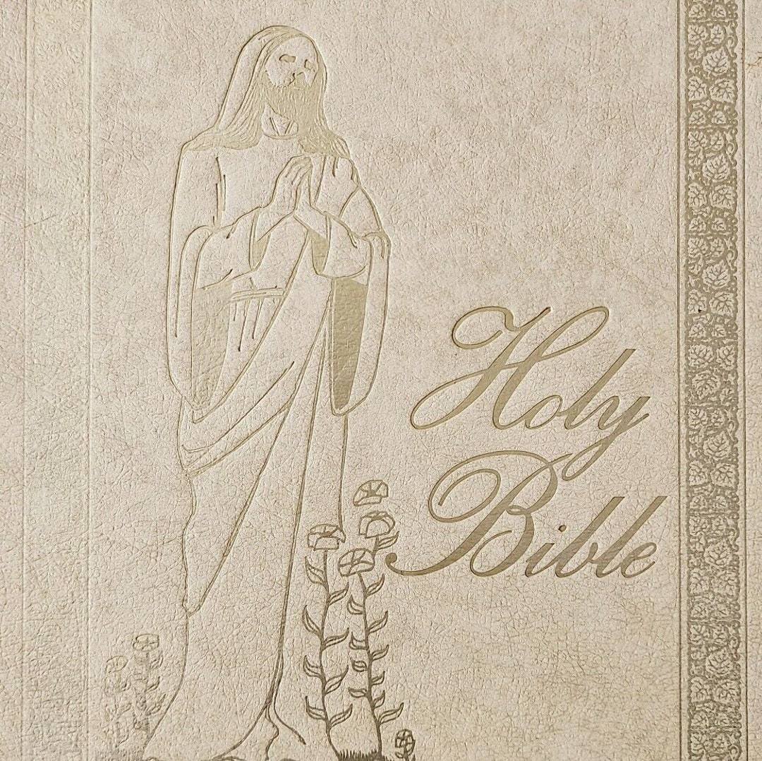 Holy Bible 1971 King James Red Letter Illustrated Reference - Etsy