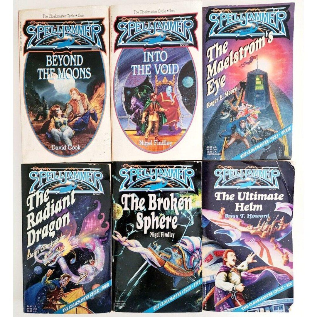 Complete First Edition Cloakmaster Cycle Set Spelljammer Vintage Fantasy TSR Dungeons & Dragons ...