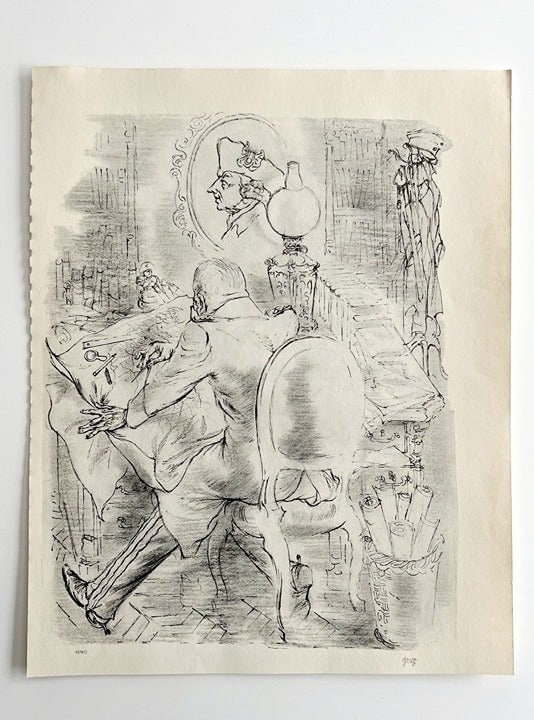 1939 George Grosz the General Military Art Print Prussian Treasury ...
