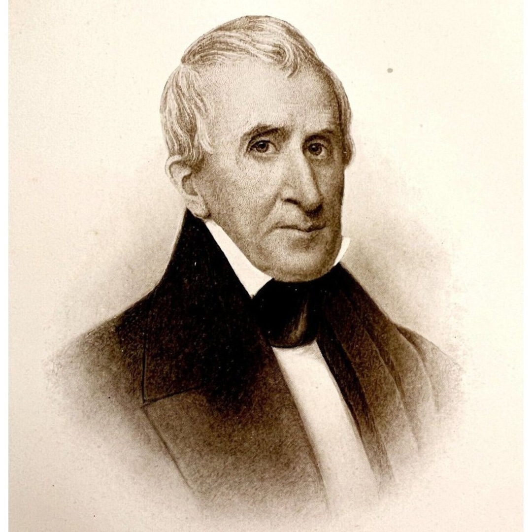 President William Henry Harrison 1897 Victorian Photogravure of ...