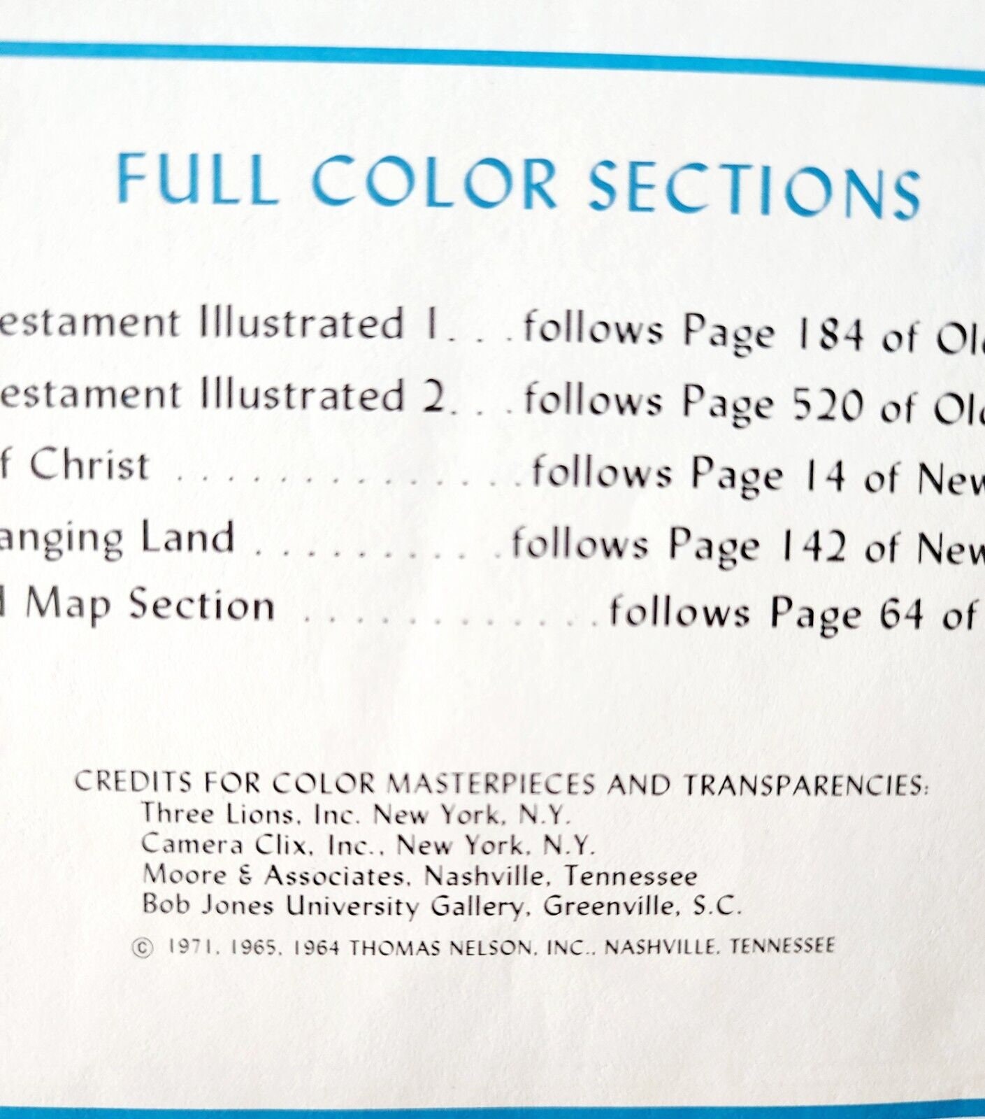 Holy Bible 1971 King James Red Letter Illustrated Reference - Etsy